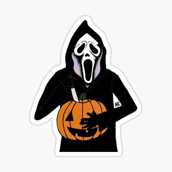 "Scream" Sticker by Verysadghoul | Redbubble