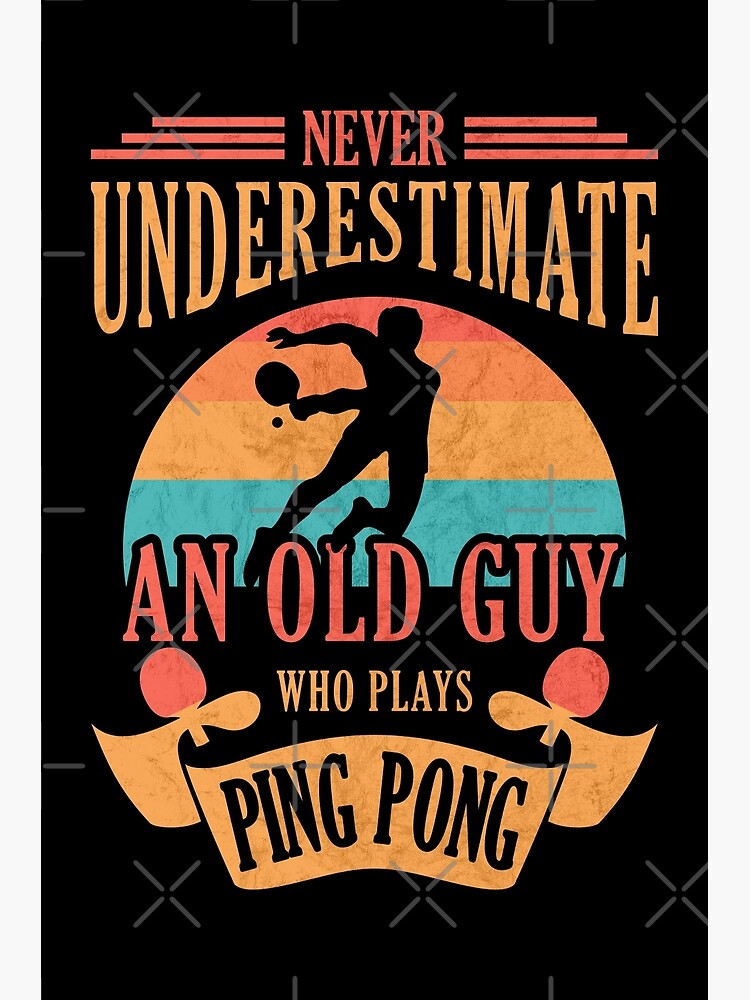 Ping Pong Retro Poster