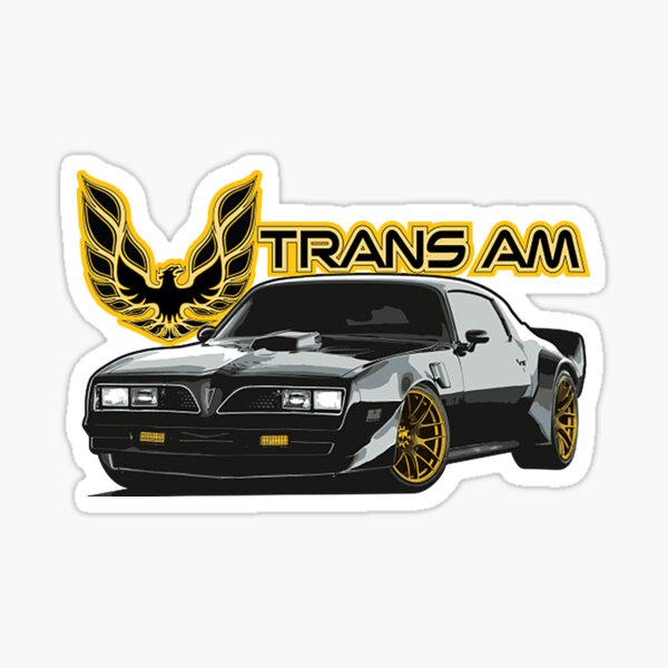 "Pontiac Trans Am " Sticker for Sale by Testimony026 | Redbubble