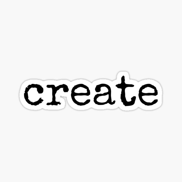 "Create - Simple Design | One Word Design | Simple Word Design ...