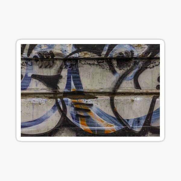 "Ghetto White Wall Graffiti Artwork" Sticker for Sale by IAMaSoul ...
