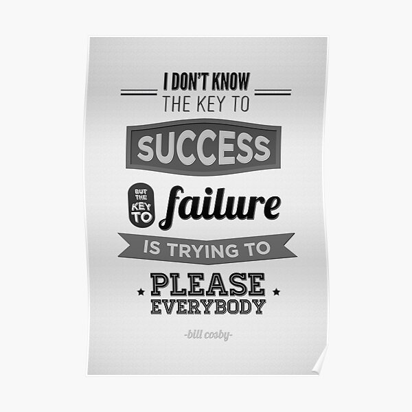Key To Success Posters | Redbubble