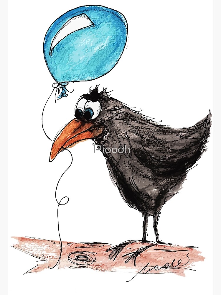 "Abraxas der Rabe by Heidi Eder" Poster von Pioooh | Redbubble