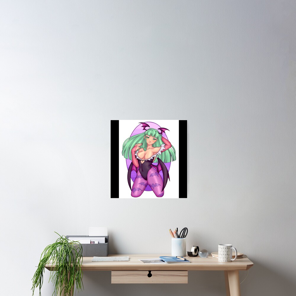 Fan Art Morrigan Aensland Graphic Poster For Sale By Garrettharold Redbubble