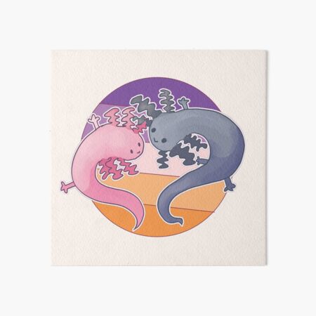 "Trixic Axolotls " Art Board Print by ForTheFrogWar | Redbubble