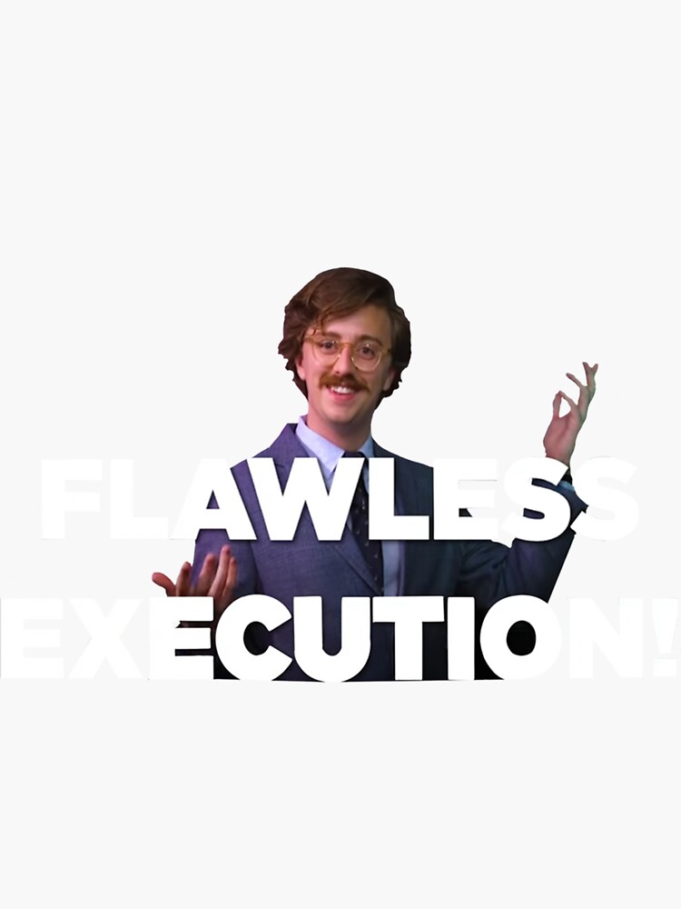 "BDG flawless execution " Sticker for Sale by RON-CASHOP | Redbubble