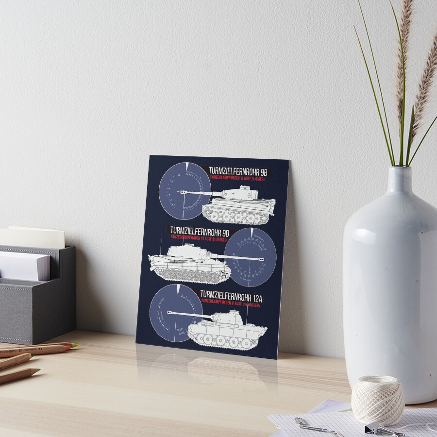 "German tanks and their sights" Art Board Print for Sale by FAawRay ...