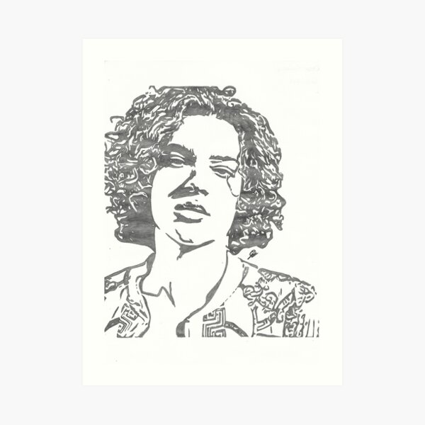 "Omar Rudberg Drawing" Art Print for Sale by julseriesaddict | Redbubble