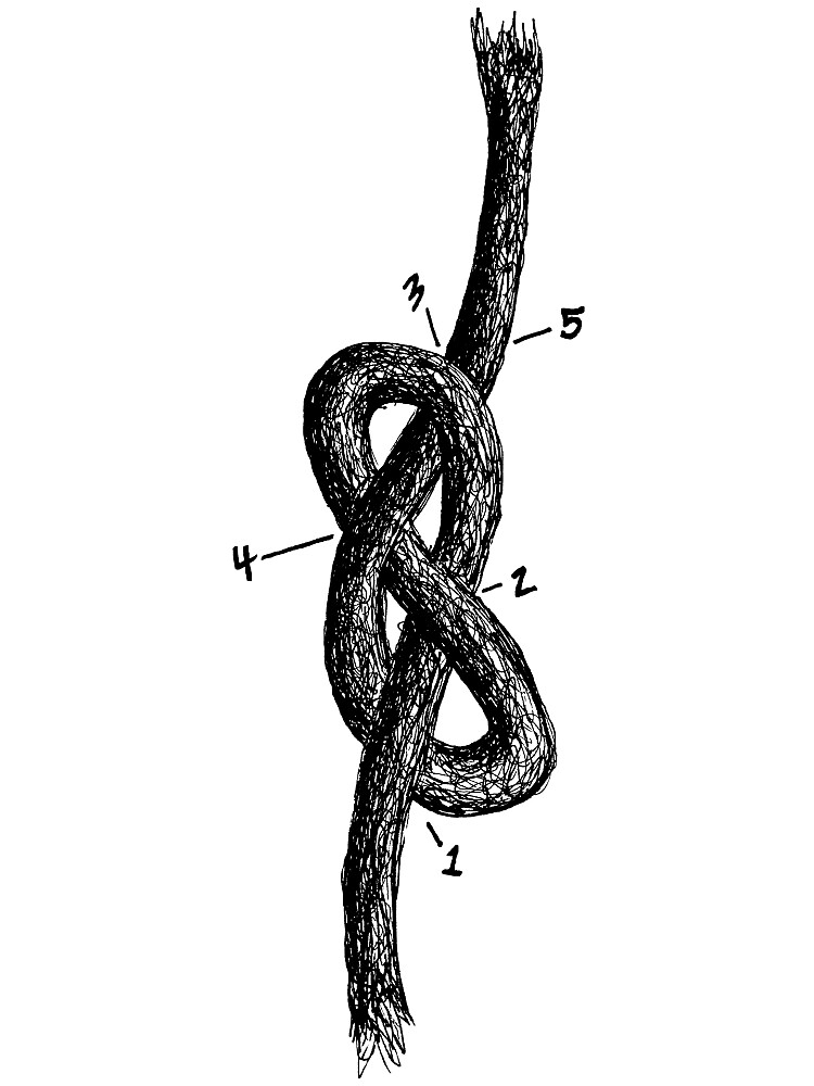 "Figure Eight Knot" Art Print by alexmusic | Redbubble