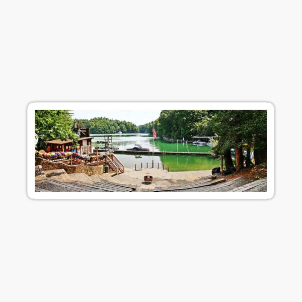 "Camp High Harbour at Lake Burton" Sticker for Sale by mackattak06 ...