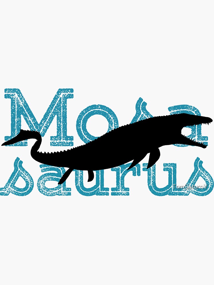 "Mosasaurs Design " Sticker for Sale by TomSaturnV | Redbubble