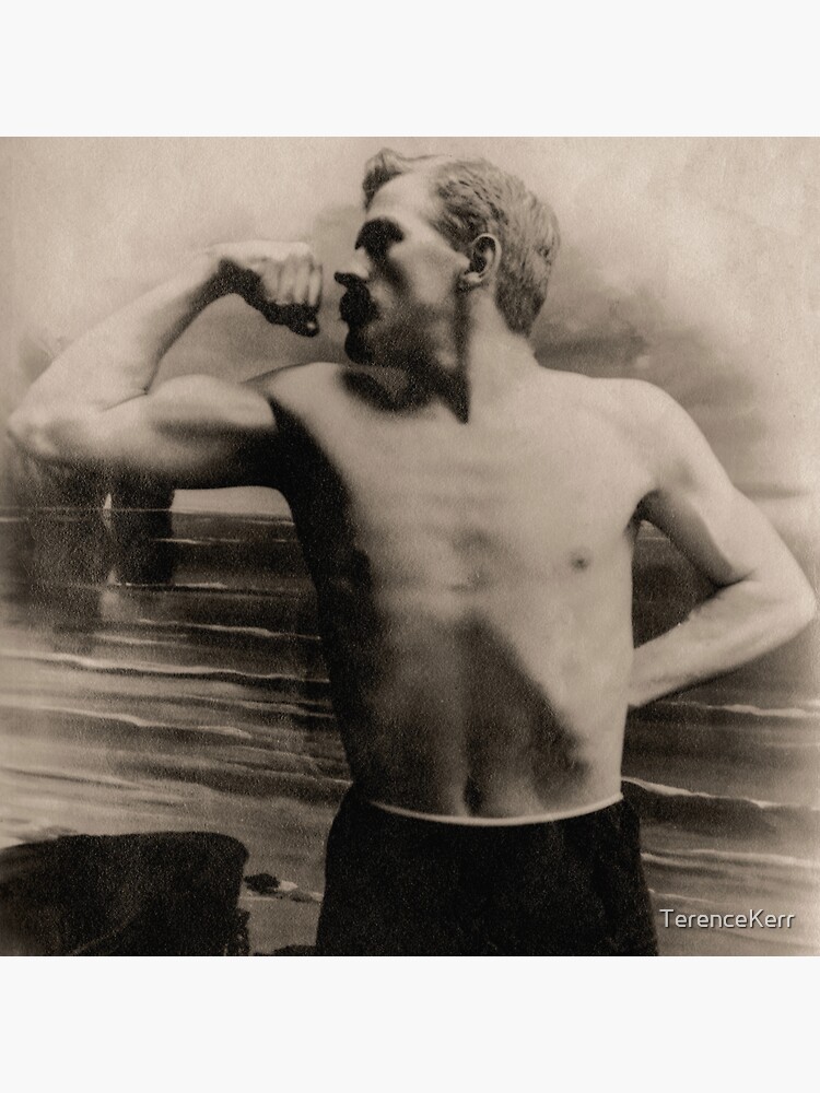 "Bulging biceps - 1904 vintage photograph" Sticker by TerenceKerr ...