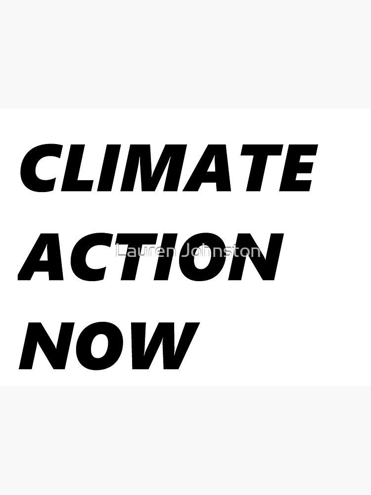 "climate action now" Sticker for Sale by genderqueernerd | Redbubble