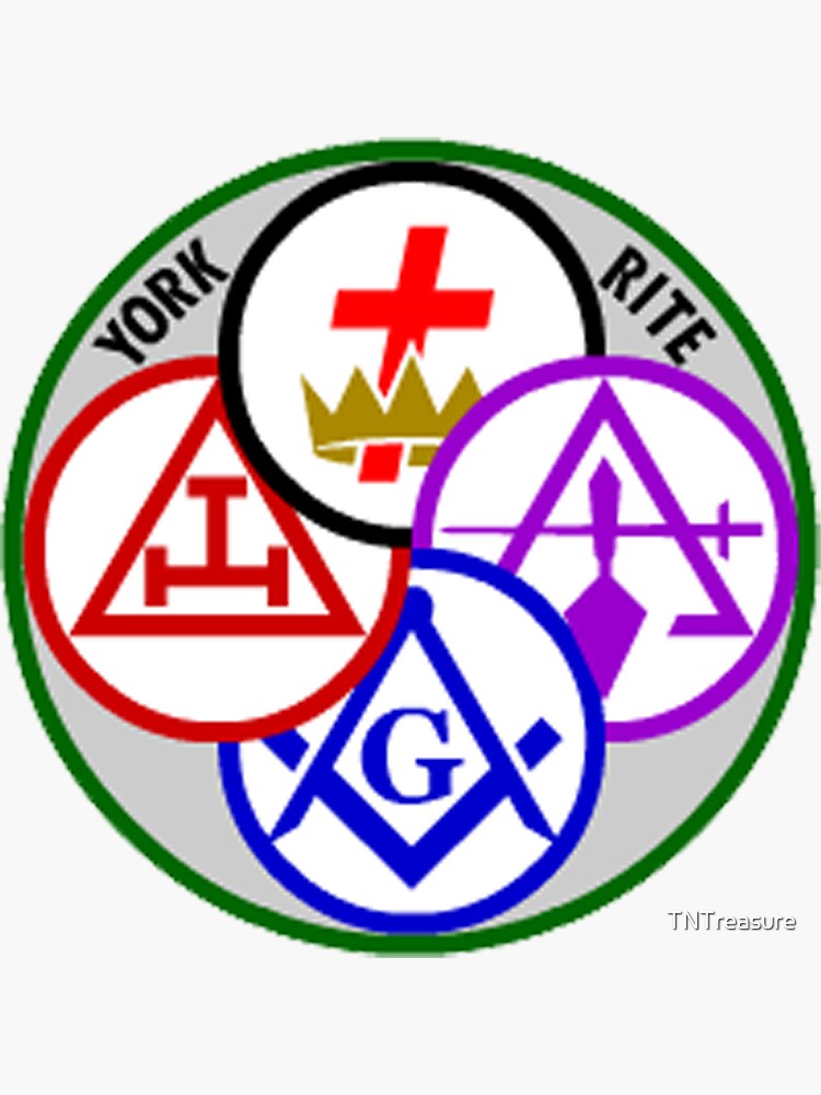 "York Rite" Sticker by TNTreasure | Redbubble