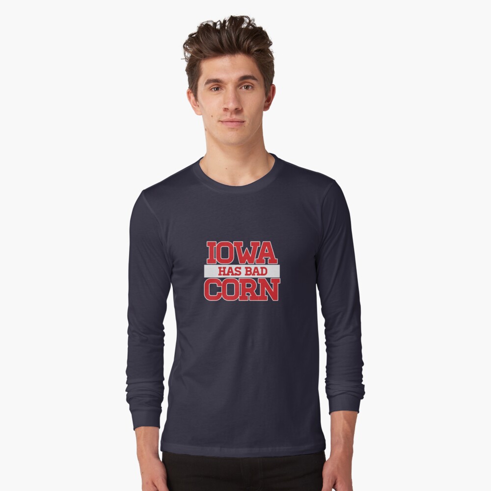 "Iowa has bad corn" Sticker for Sale by navtrav | Redbubble
