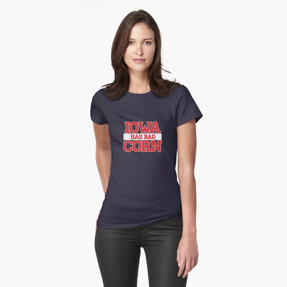 "Iowa has bad corn" Sticker for Sale by navtrav | Redbubble