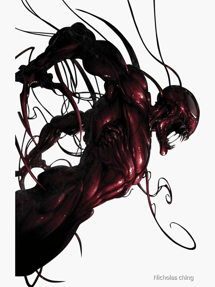 "Carnage" Sticker for Sale by NickChing94 | Redbubble