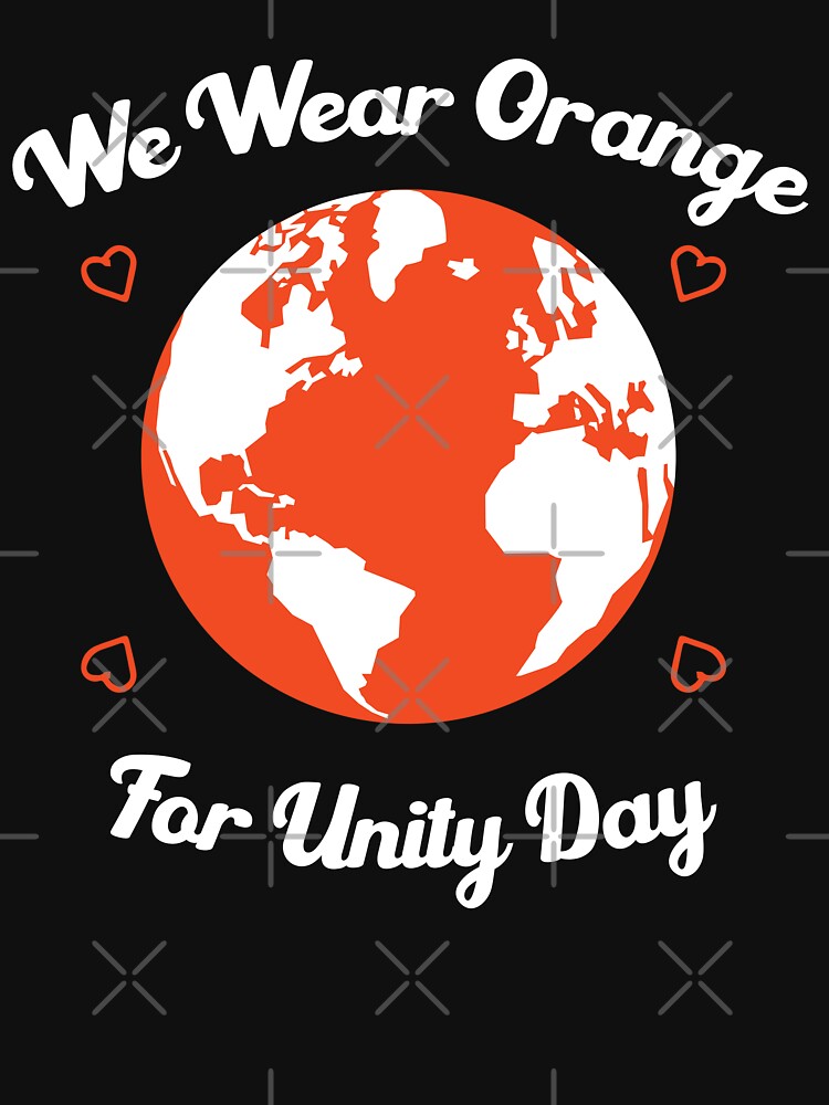 "We Wear Orange for Unity Day | Orange Unity Day Daisy" T-shirt for ...