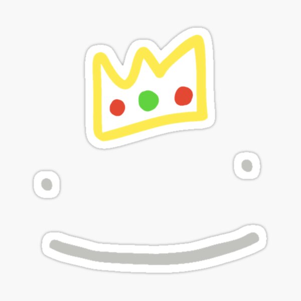 "Ranboo Crown Smile " Sticker by StirlingCollecT | Redbubble