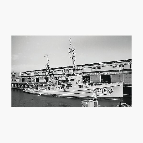 Lámina fotográfica «ALMACÉN DEL BARCO DEL USS CHOWANOC (ATF-100)» de ...