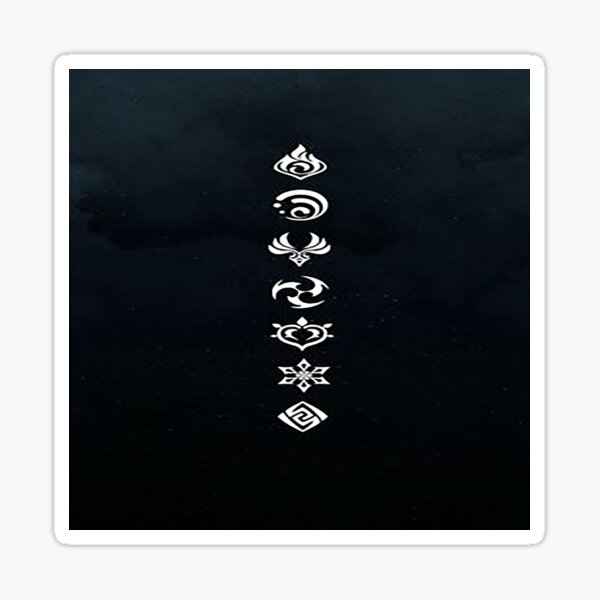 "genshin impact " Sticker for Sale by Shiroiiii | Redbubble