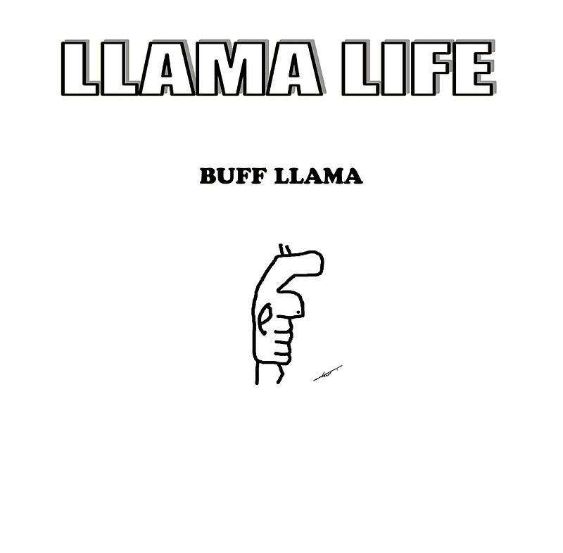 "Buff Llama" by Kerltoons | Redbubble
