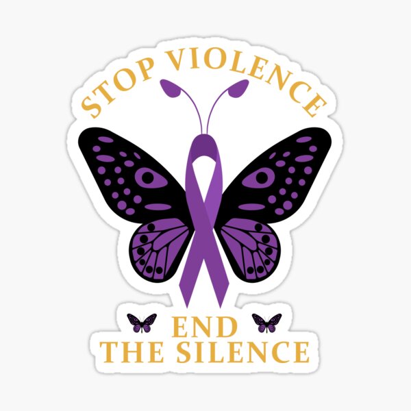 "domestic violence awareness butterfly-STOP VIOLENCE END THE SILENCE ...
