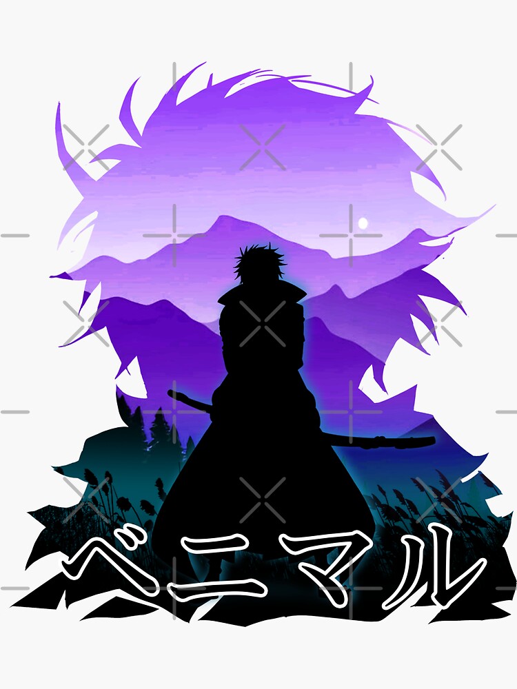 "benimaru silhouette" Sticker for Sale by cutemakerotart | Redbubble