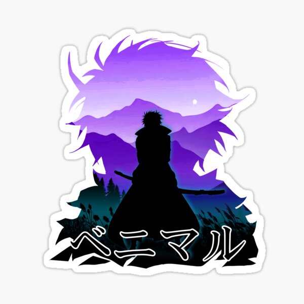 "benimaru silhouette" Sticker for Sale by cutemakerotart | Redbubble