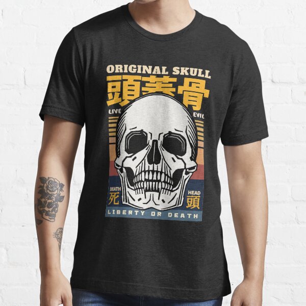 "Original Vintage Skull Death Head" T-shirt for Sale by KewaleeTee ...
