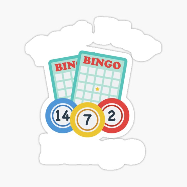 "BEST PLAY BINGO" Sticker for Sale by BankDesign2001 | Redbubble
