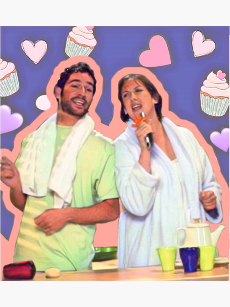 "Miranda and Gary " Sticker for Sale by UntuckedDesigns | Redbubble