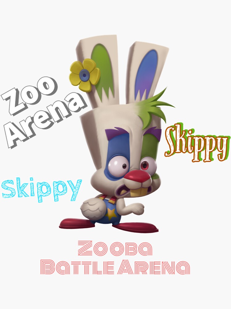 "Zooba Skippy" Sticker for Sale by ostInTokyoAppar | Redbubble