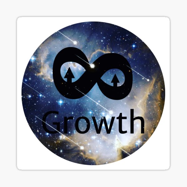 "Infinite growth" Sticker for Sale by KuroSanji11 | Redbubble