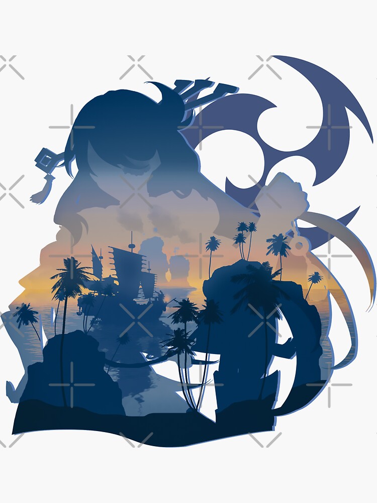 "Beidou Vision" Sticker by Valpochiro | Redbubble