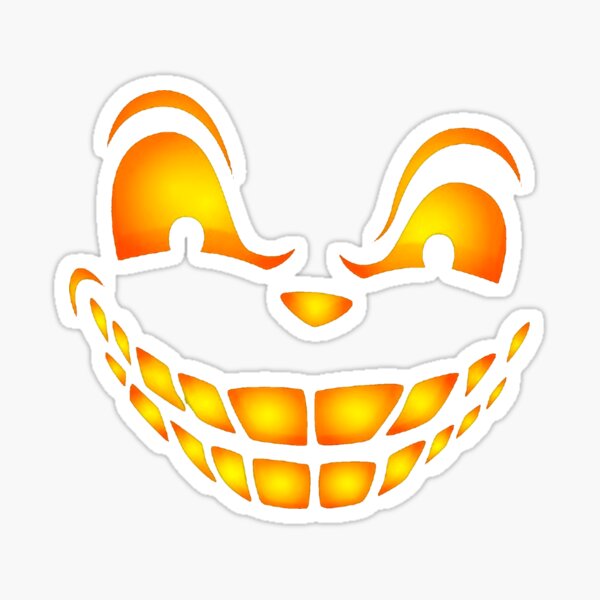 "Creepy smile for Halloween- creepy smile" Sticker for Sale by ...