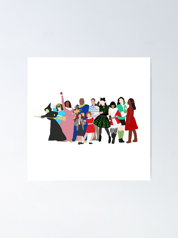 "Musical Theatre Characters " Poster for Sale by Alex-artz | Redbubble