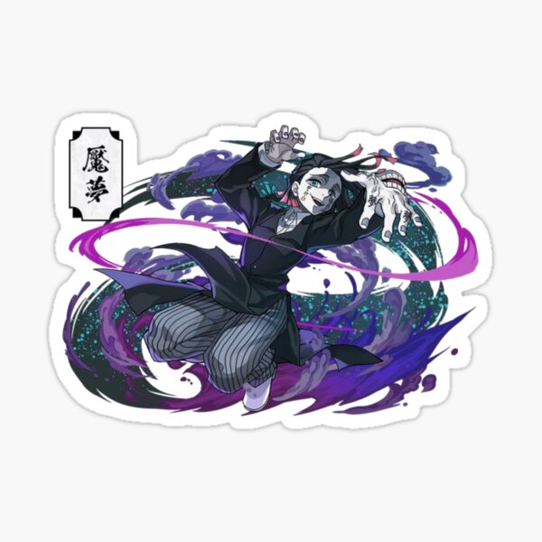 "Enmu, the lower moon" Sticker for Sale by Cursed-Teemo | Redbubble