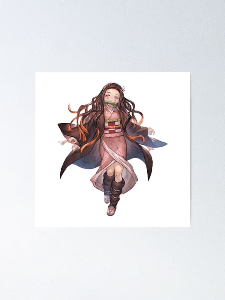 Poster « Nezuko », par Cursed-Teemo | Redbubble