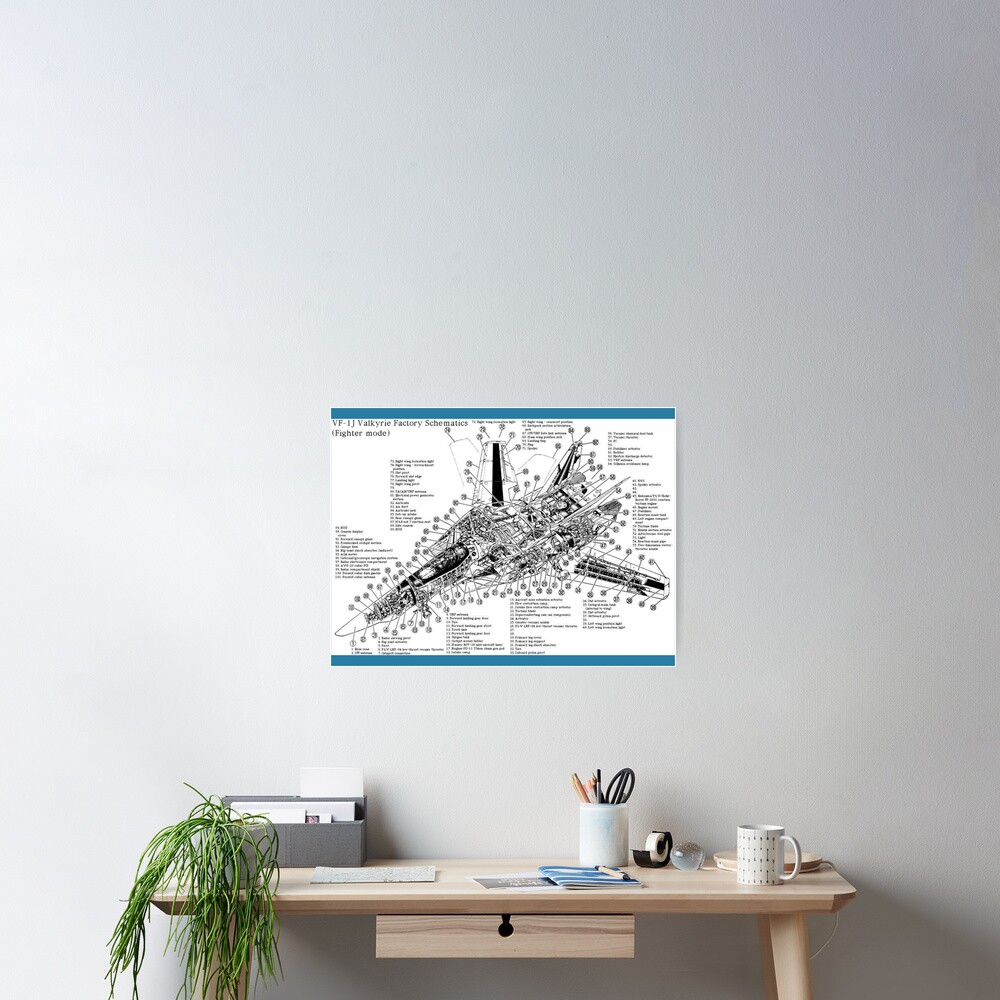 "Aircraft Exploded View" Poster for Sale by MarkyShoppe | Redbubble