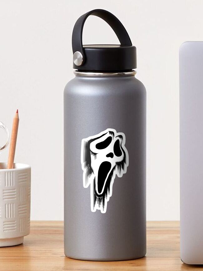 "ghostface" Sticker by littlegraphics | Redbubble