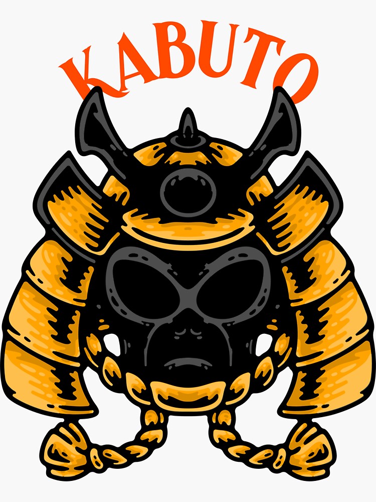 "KABUTO" Sticker by Orange-juice-L | Redbubble