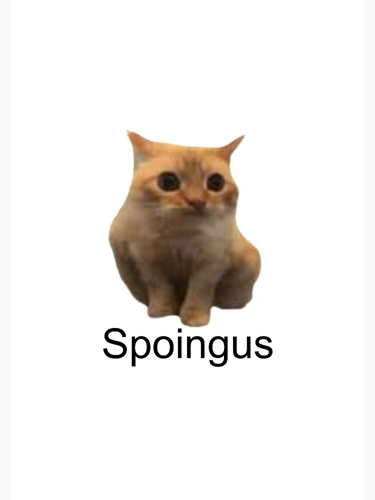 "Spoingus The Cat Meme" Spiral Notebook for Sale by marylovesshrek ...