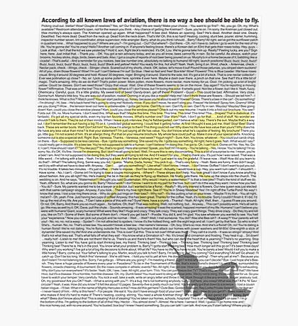 Bee Movie Script Meme: Posters | Redbubble