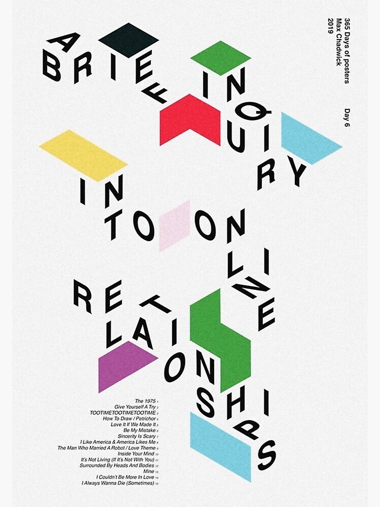 "The 1975 " Sticker for Sale by gloriamanuel | Redbubble