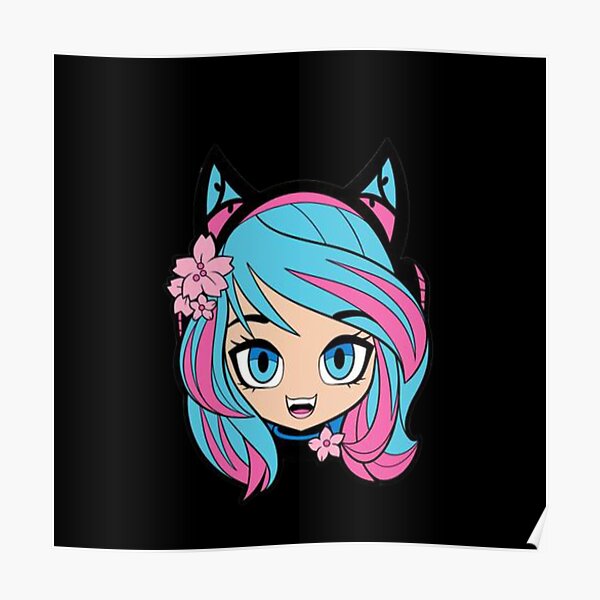 " Silvervale Vshojo LIMITED EDITION silvervale Head" Poster for Sale by ...