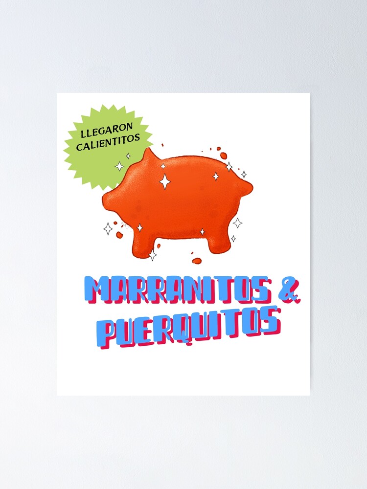 "Marranitoes and Puerquitos Soft Mexican Sweet Bread" Poster for Sale ...