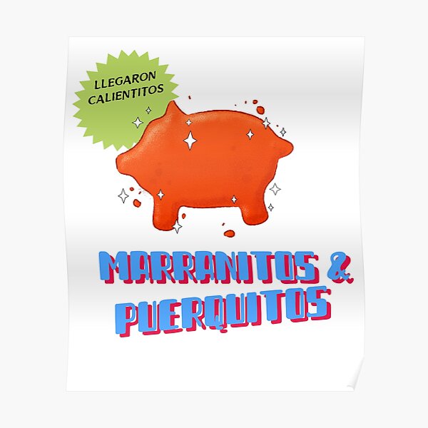 "Marranitoes and Puerquitos Soft Mexican Sweet Bread" Poster for Sale ...