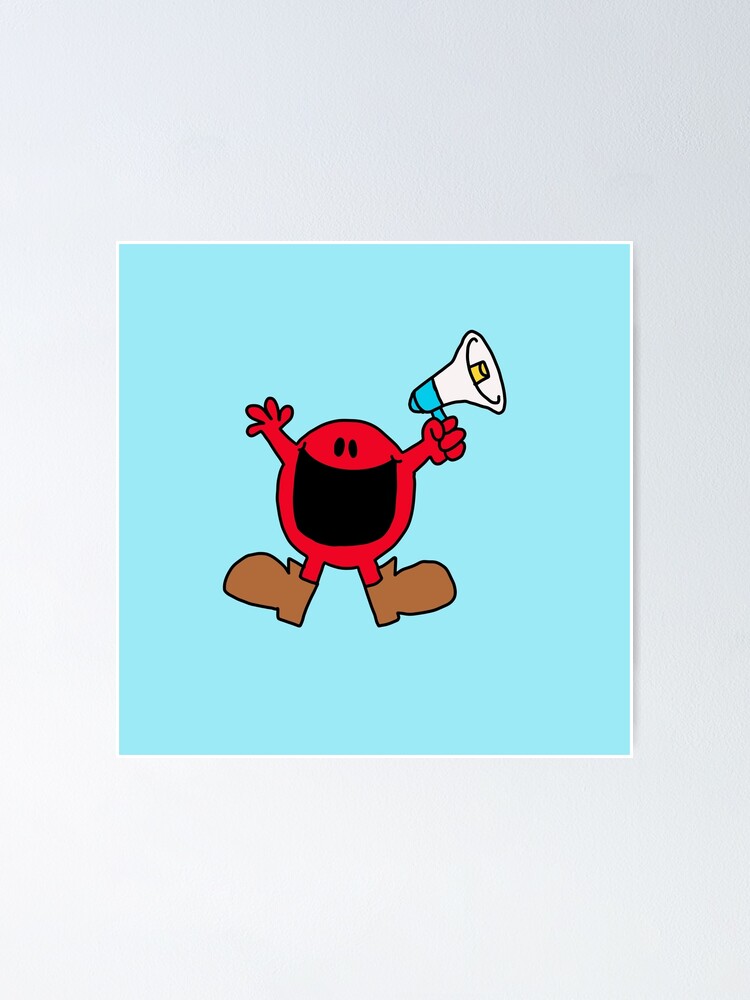 "mr loud mr men" Poster for Sale by ellenugget | Redbubble