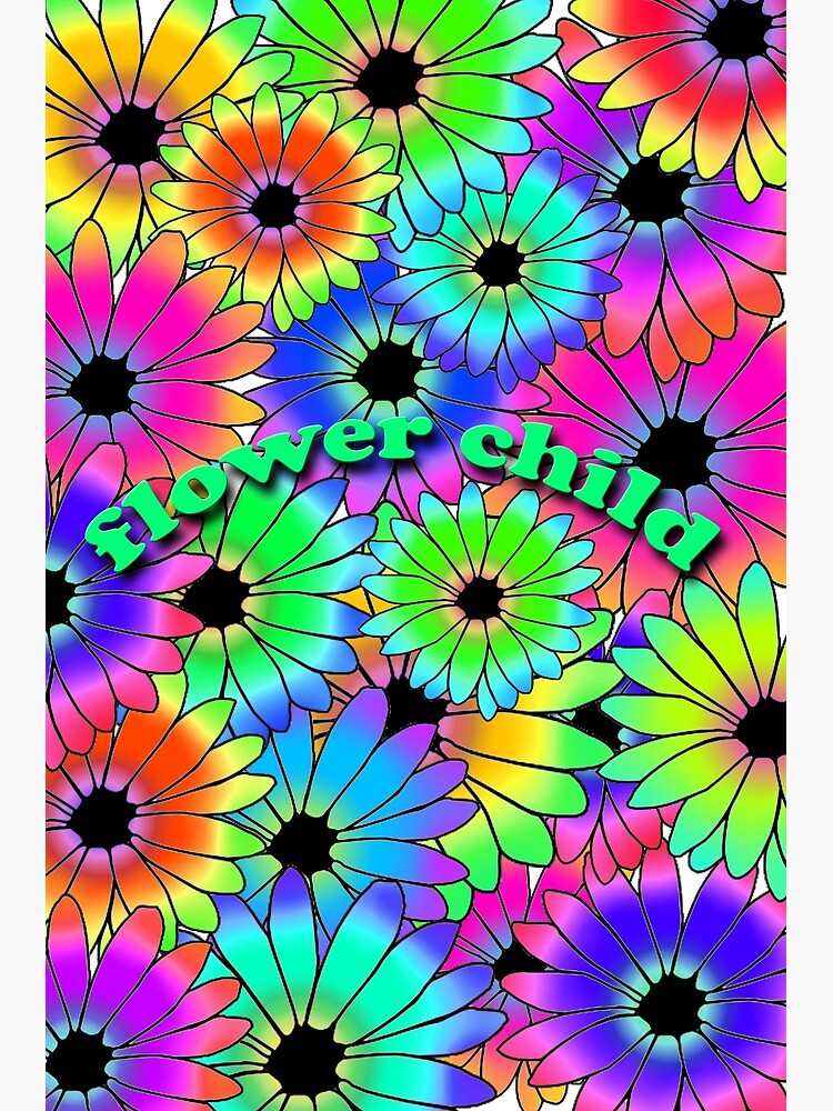 "Flower child" Poster by mreedd | Redbubble